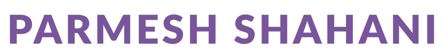 About – Parmesh Shahani